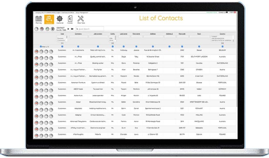 Online Shared Calendar & planning software | Multi-Planning Features
